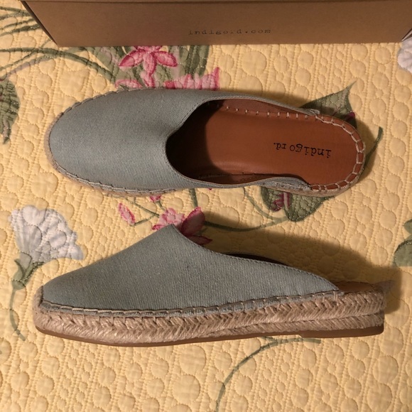 Marc Fisher | Shoes | Indigo Rd Espadrille Slip On Mules | Poshmark